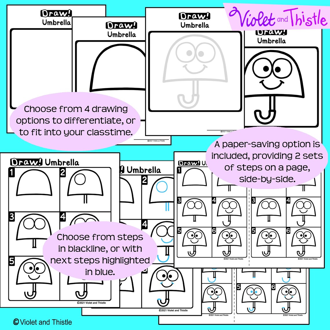 Directed Drawing Kids Learn How to Draw Step by Step Drawing Guide ...