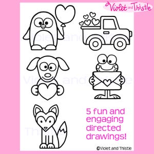 Directed Drawing Kids Learn How to Draw Step by Step Guides Printable ...