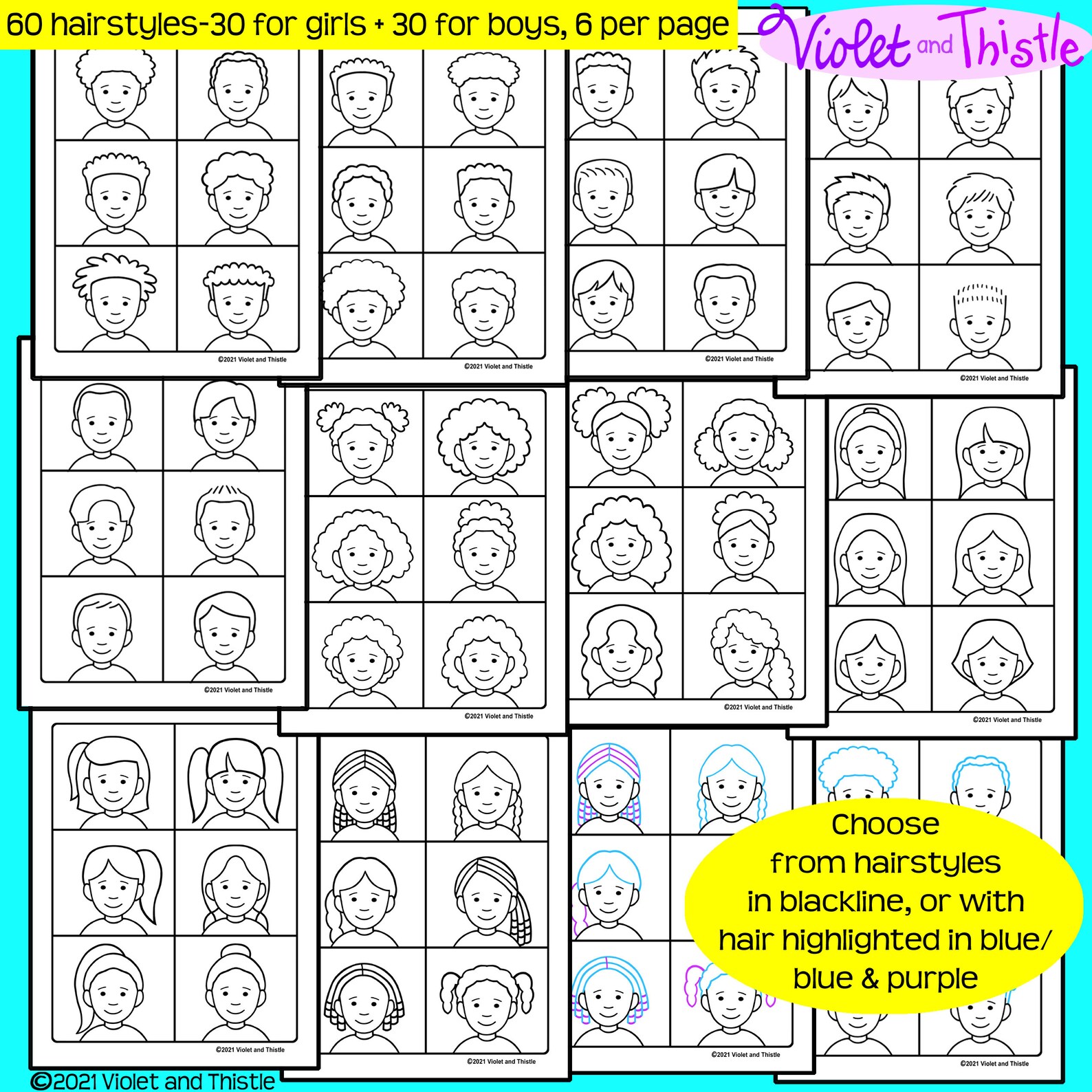 Directed Drawing Self Portrait Template for Kids Back to School Write ...