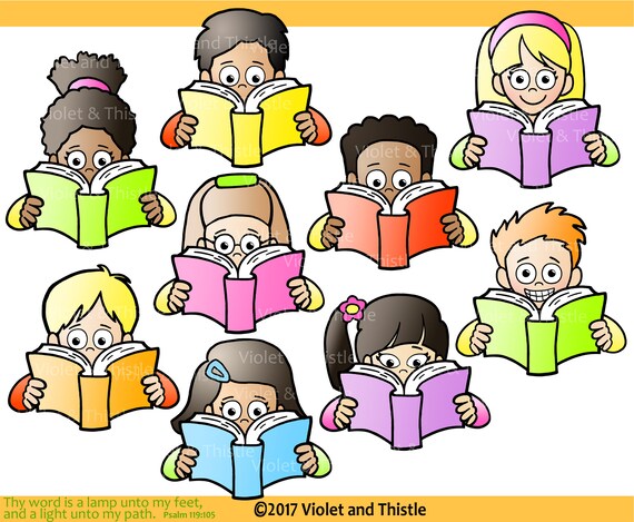 Child Holding A Book Clipart For Kids