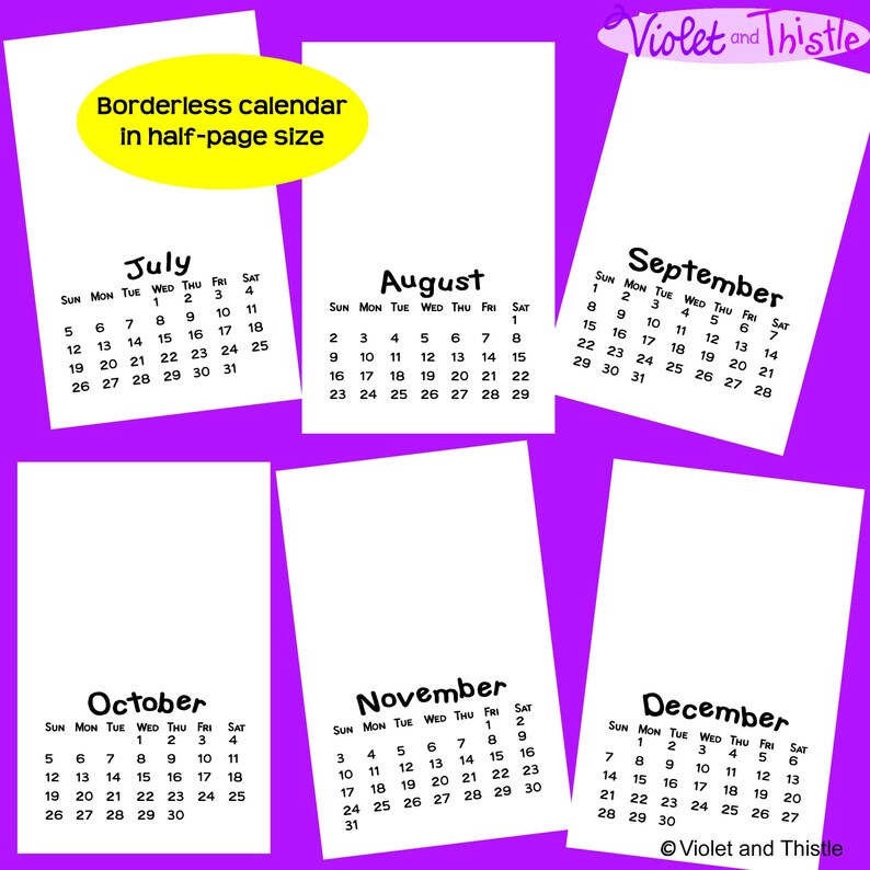 Blanco kalender 2026 en 2025 Afdrukbaar personaliseren ...