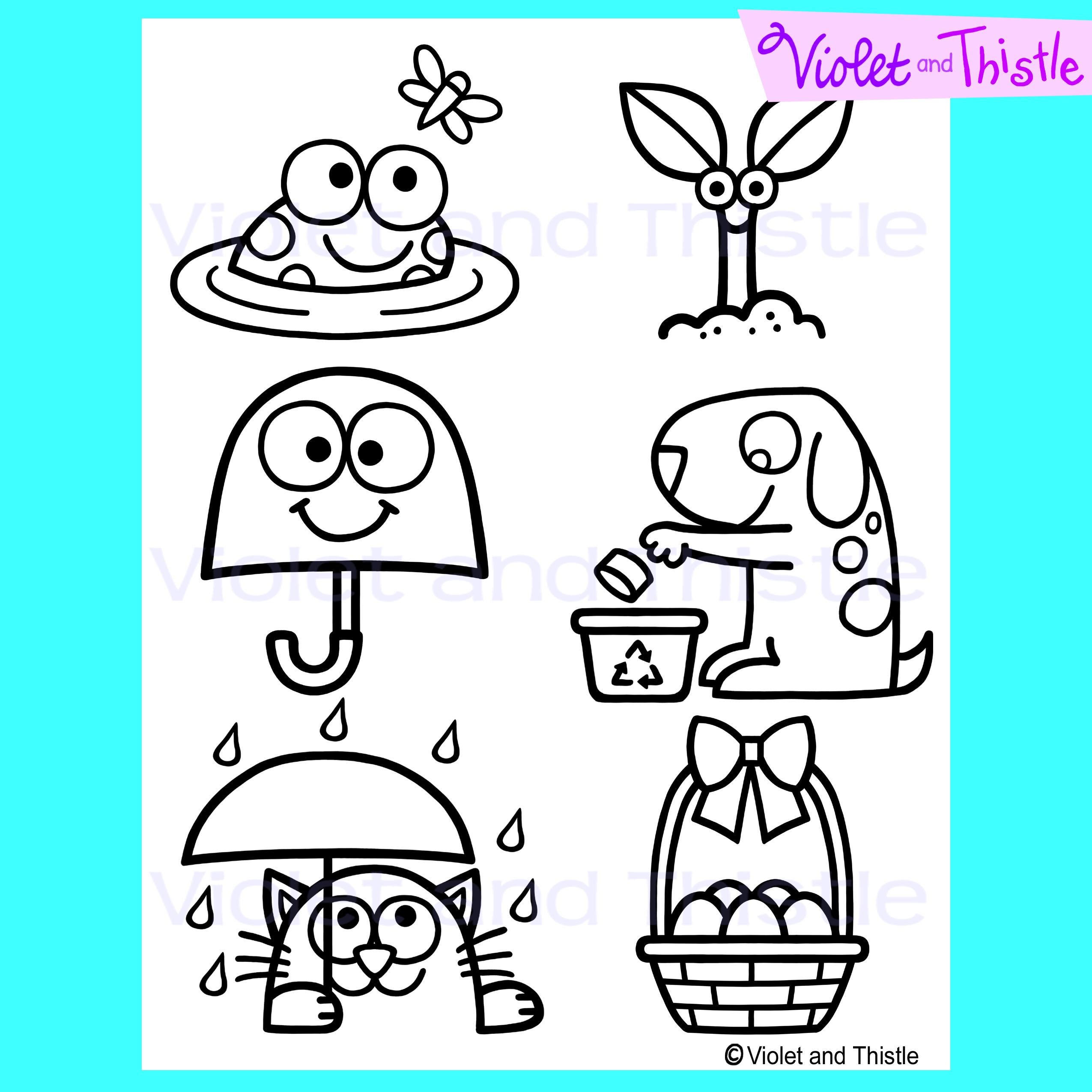 Directed Drawing Kids Learn How to Draw Step by Step Drawing Guide ...