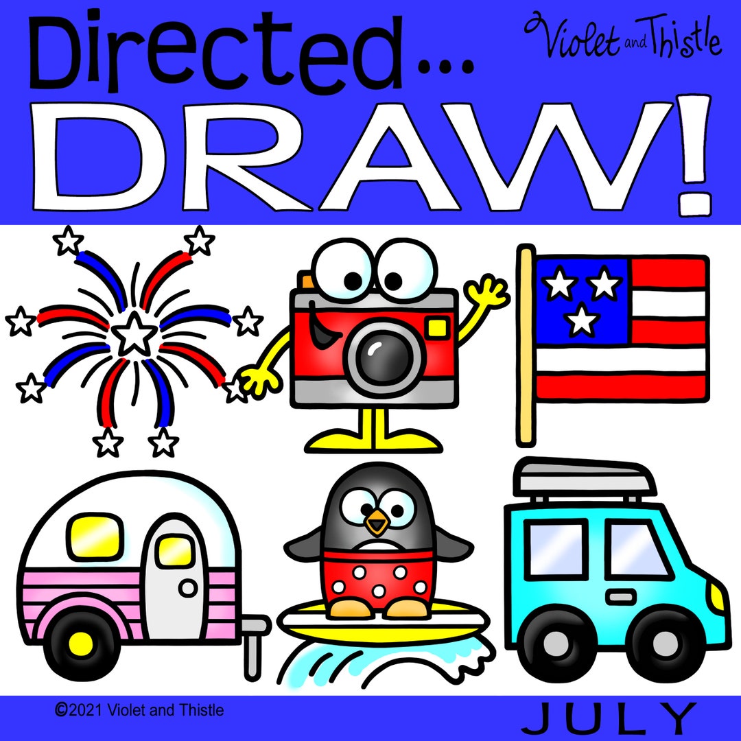 Directed Drawing Kids Learn How to Draw Step by Step Drawing Guide ...