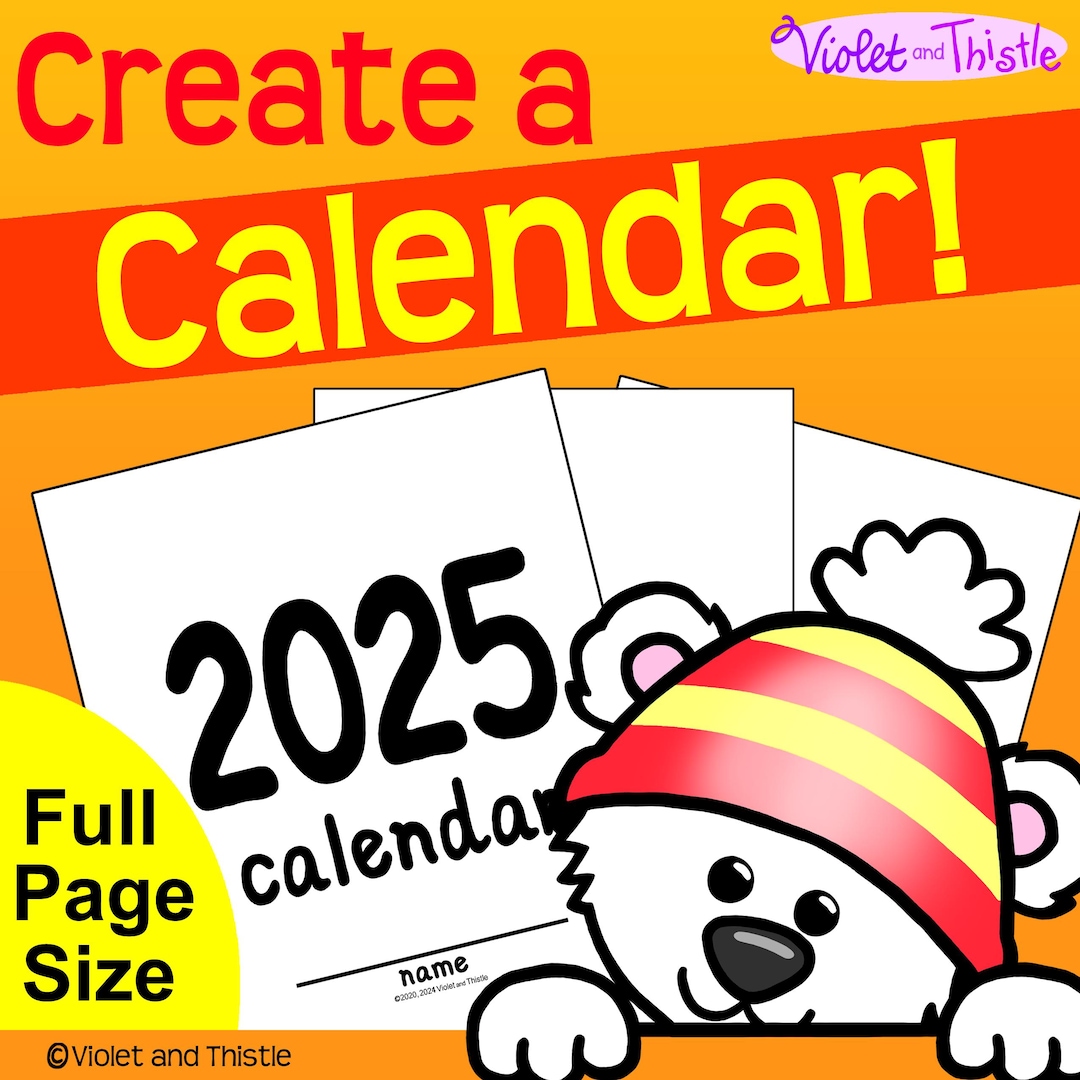 2025 2024 Art Calendar to Draw in for Kids Parent Christmas Gift for ...
