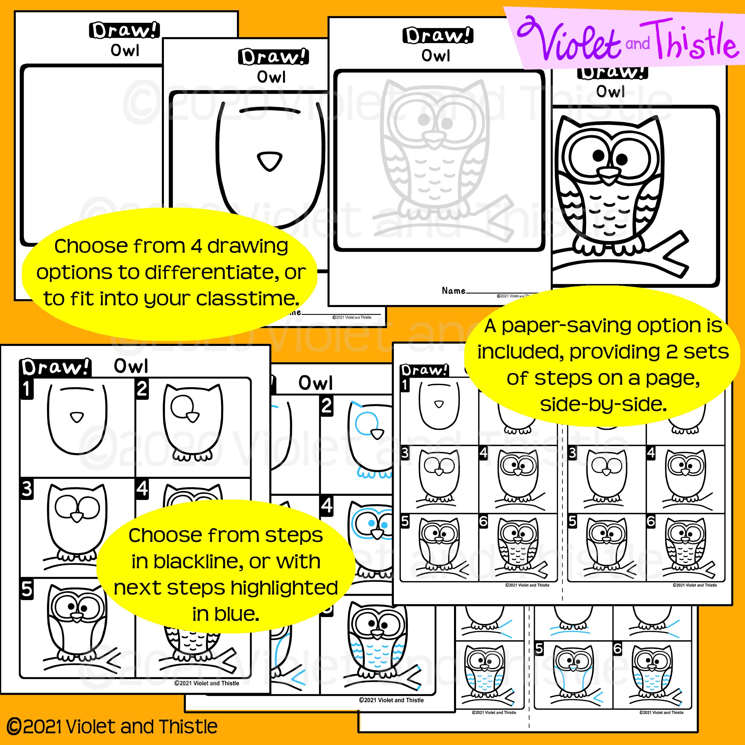 Directed Drawing for Kid Learn How to Draw Step by Step Guide - Etsy