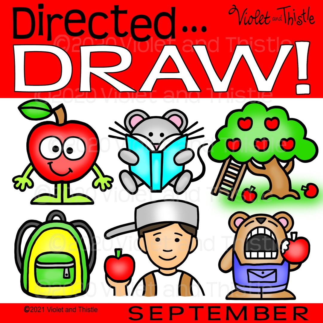 Directed Drawing Kids Learn How to Draw Step by Step Printable Fall ...