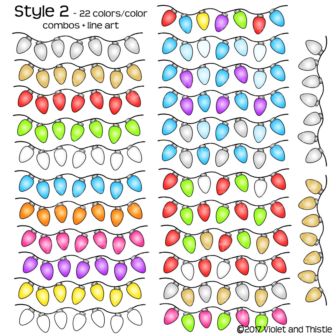 Christmas Lights Png Christmas Lights Clipart Traditional Christmas ...