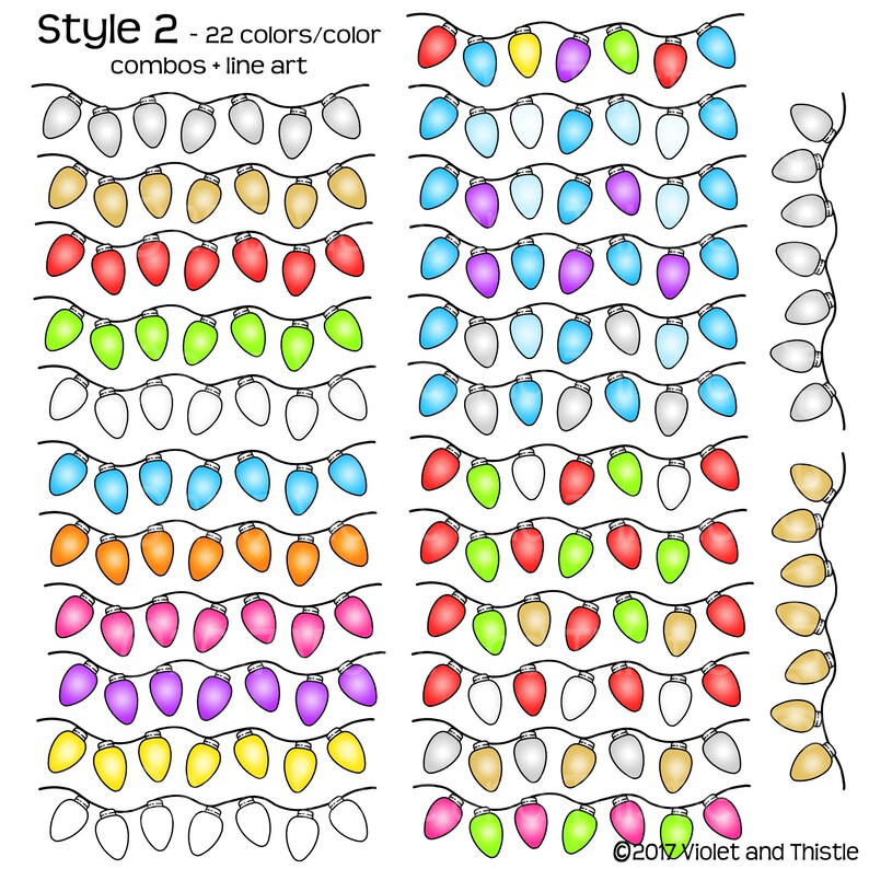 Christmas Lights Png Christmas Lights Clipart Traditional Christmas ...