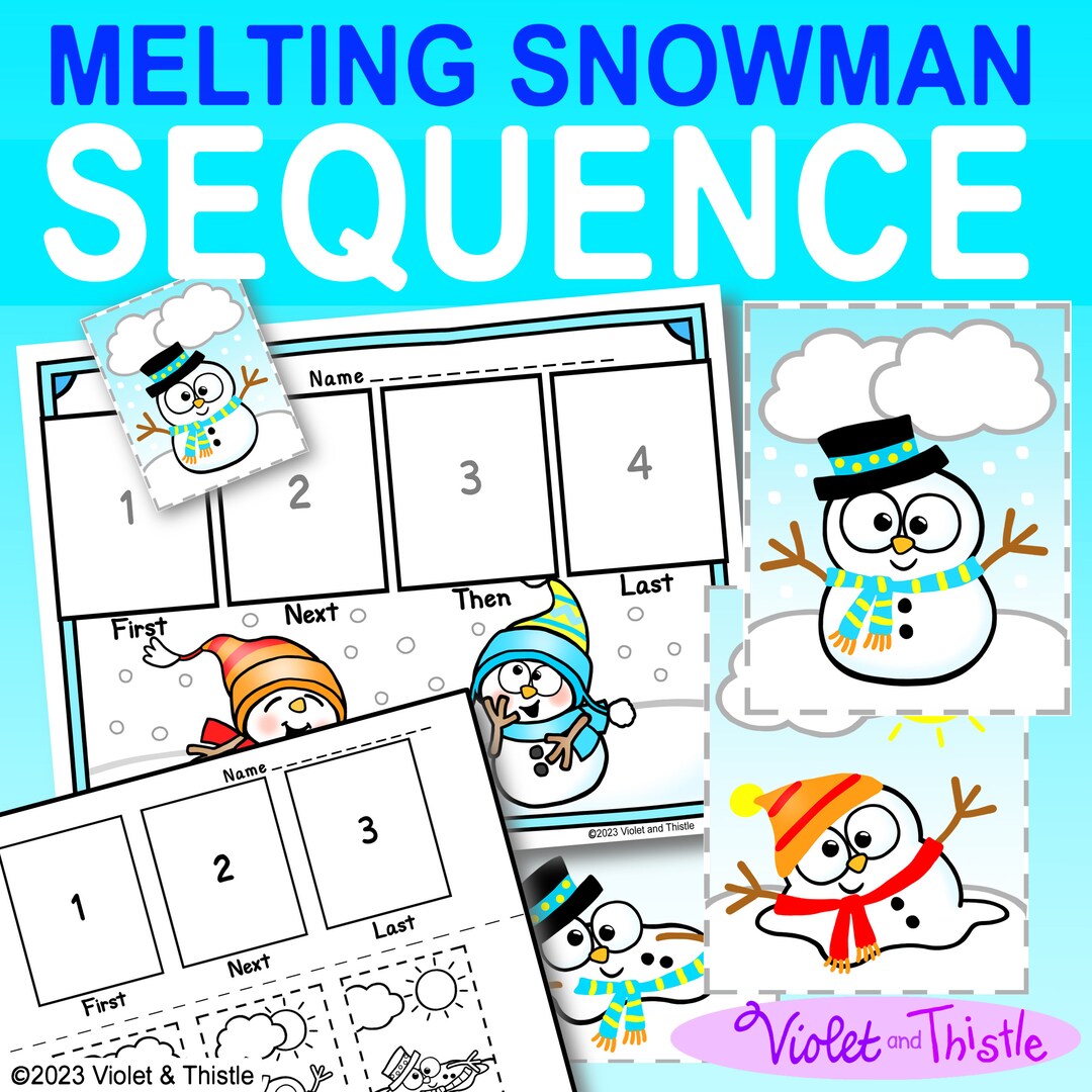 Sequencing Printable Cards of Events Activity 3 4 6 Step Sequence ...