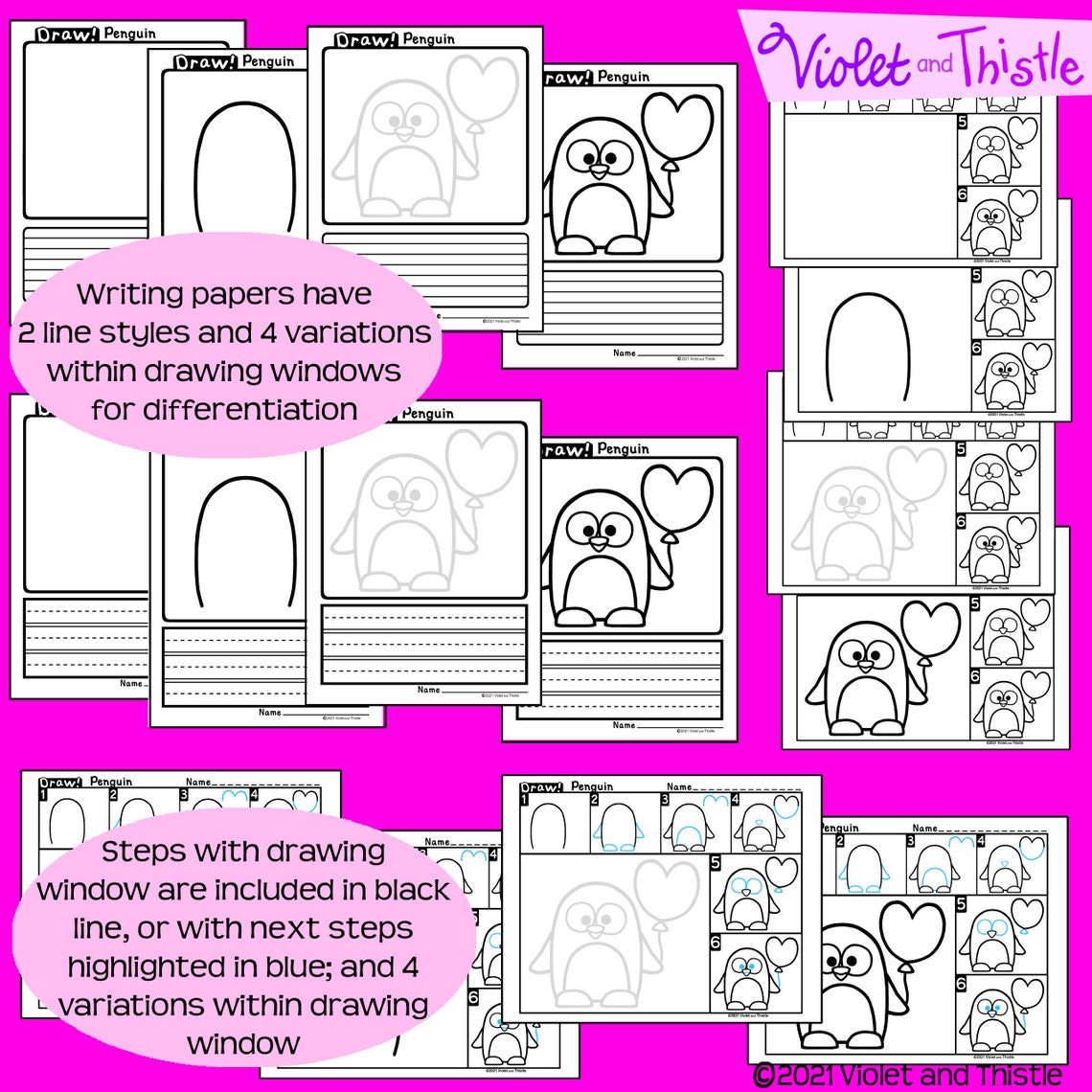 Directed Drawing for Kids Learn How to Draw Step by Step Draw Guides ...