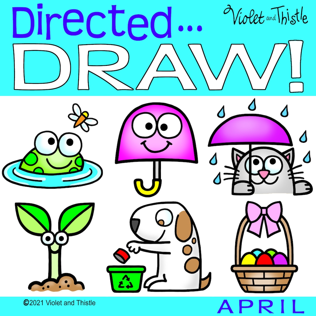 Directed Drawing Kids Learn How to Draw Step by Step Drawing - Etsy