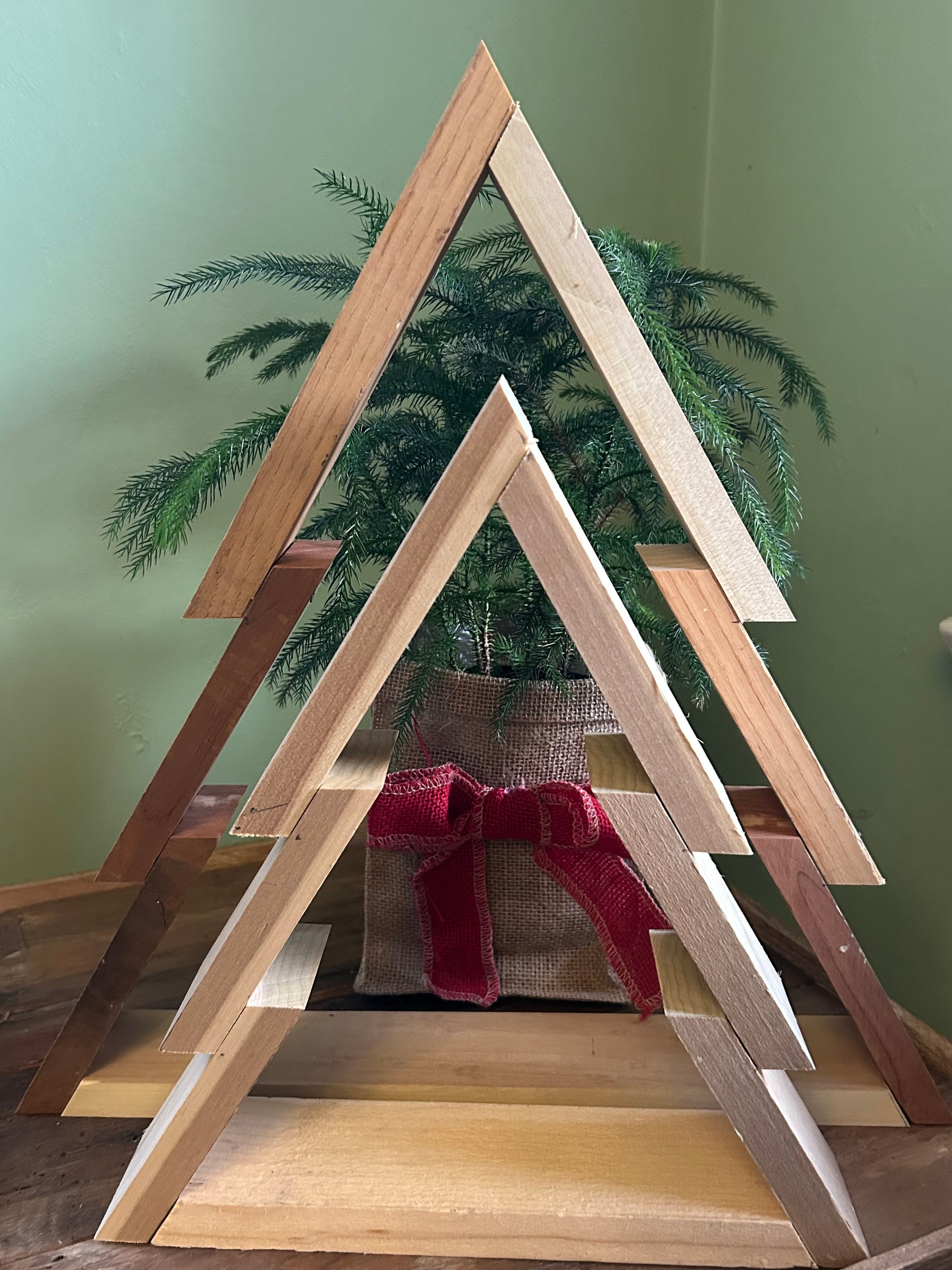 Wooden Christmas Trees - Etsy