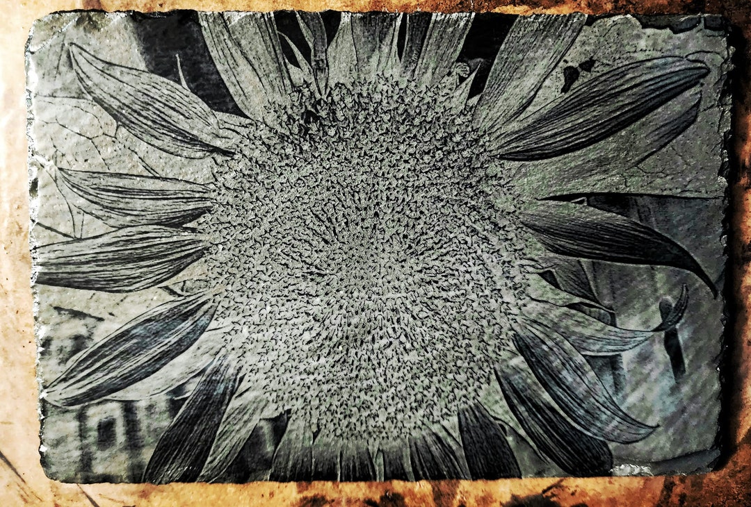 Glowforge Digital Laser Ready Design File - Sunflower - Engrave File ...