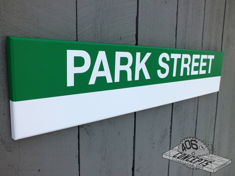 22" Officially Licensed CUSTOM GREEN LINE Sign - Etsy