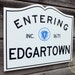 Painted Wooden Entering Boston Sign Massachusetts Outline - Etsy