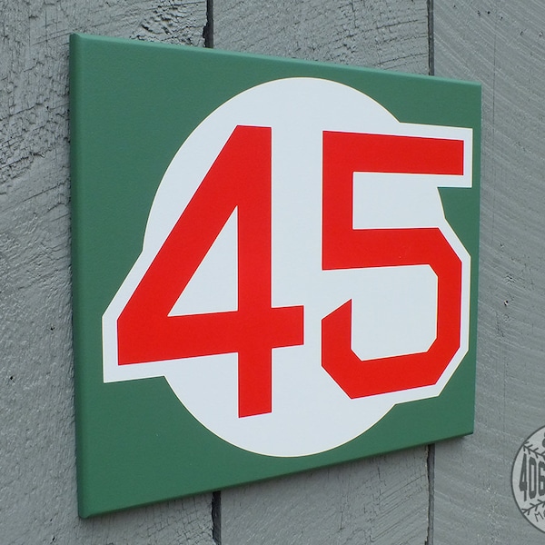 Boston Red Sox Retired Numbers - Etsy