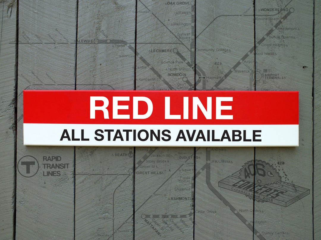 22 Officially Licensed CUSTOM RED LINE Sign - Etsy