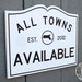 Official Painted Wood Entering Boston Sign Handmade - Etsy