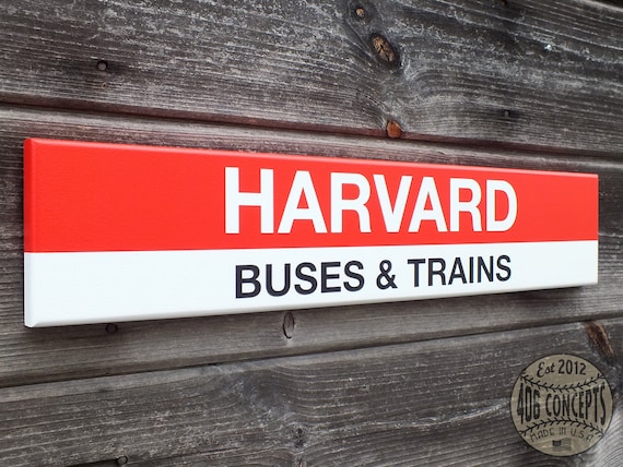 22 Officially Licensed Painted MBTA Station Signs | Etsy