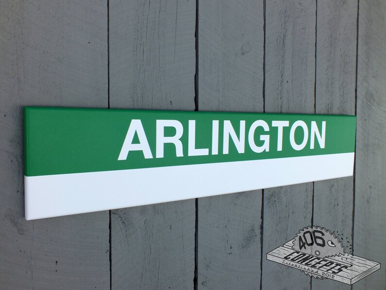 22" Officially Licensed CUSTOM GREEN LINE Sign - Etsy