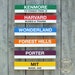 36 Officially Licensed Painted MBTA Station Signs Pick A Station ...