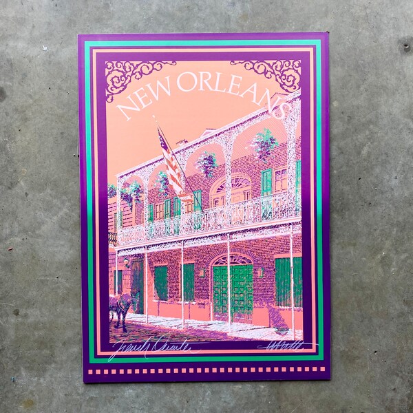 French Quarter Poster - Etsy