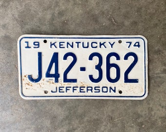 Vintage 1953 Mini Tin License Plate Kentucky KY - Etsy