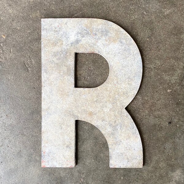 Large Metal Letter R - Etsy