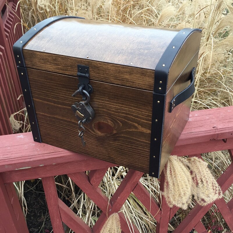 Wooden Treasure Chest - Etsy