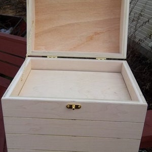 TREASURE CHEST HARDWARE Kit Includes Hinges and Screws, Lid Chain and ...