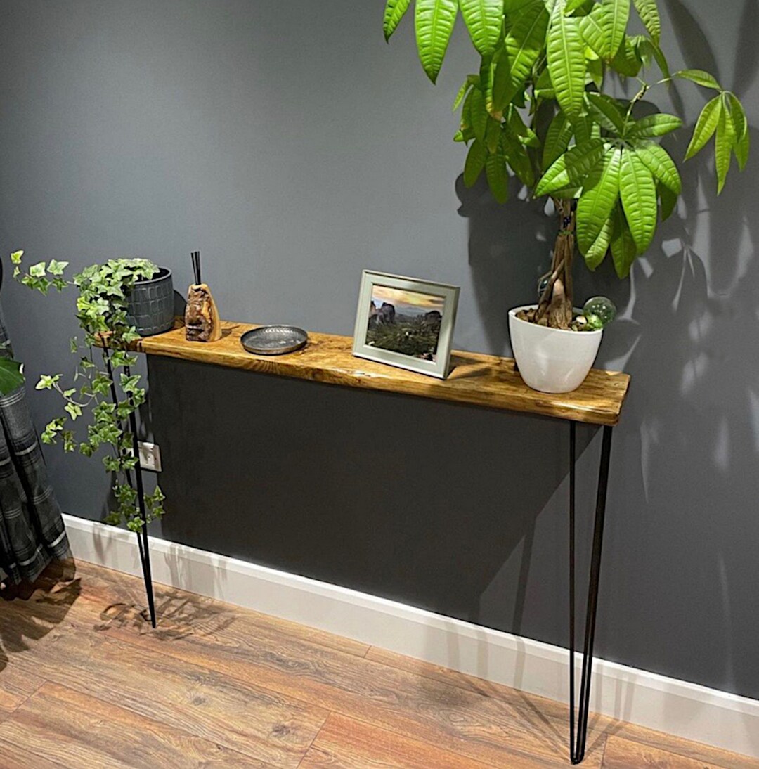 Narrow Console Table Farmhouse Side Table With 34 - Etsy