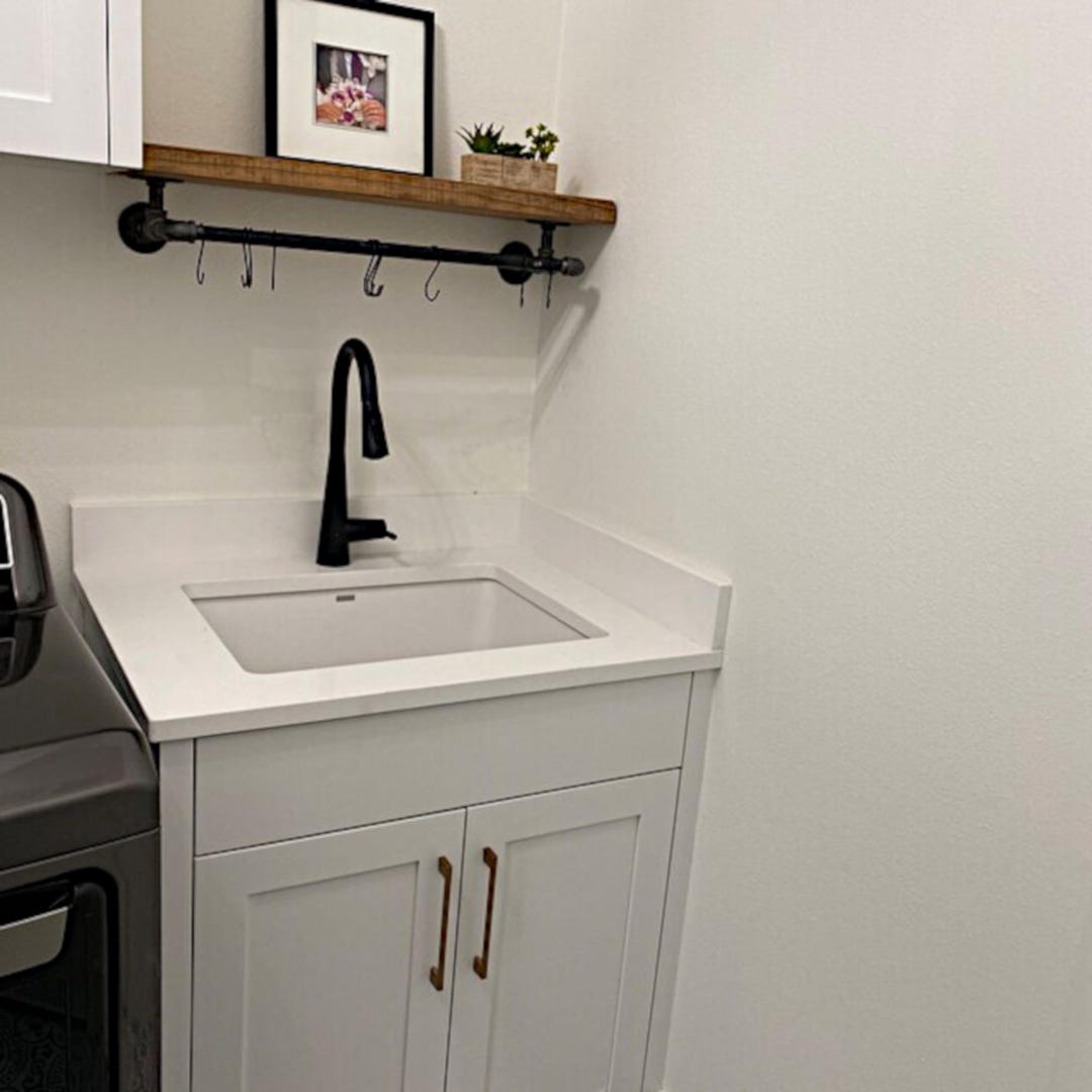 Industrial Laundry Drying Rack, Various Depths Laundry Bar, Entryway ...