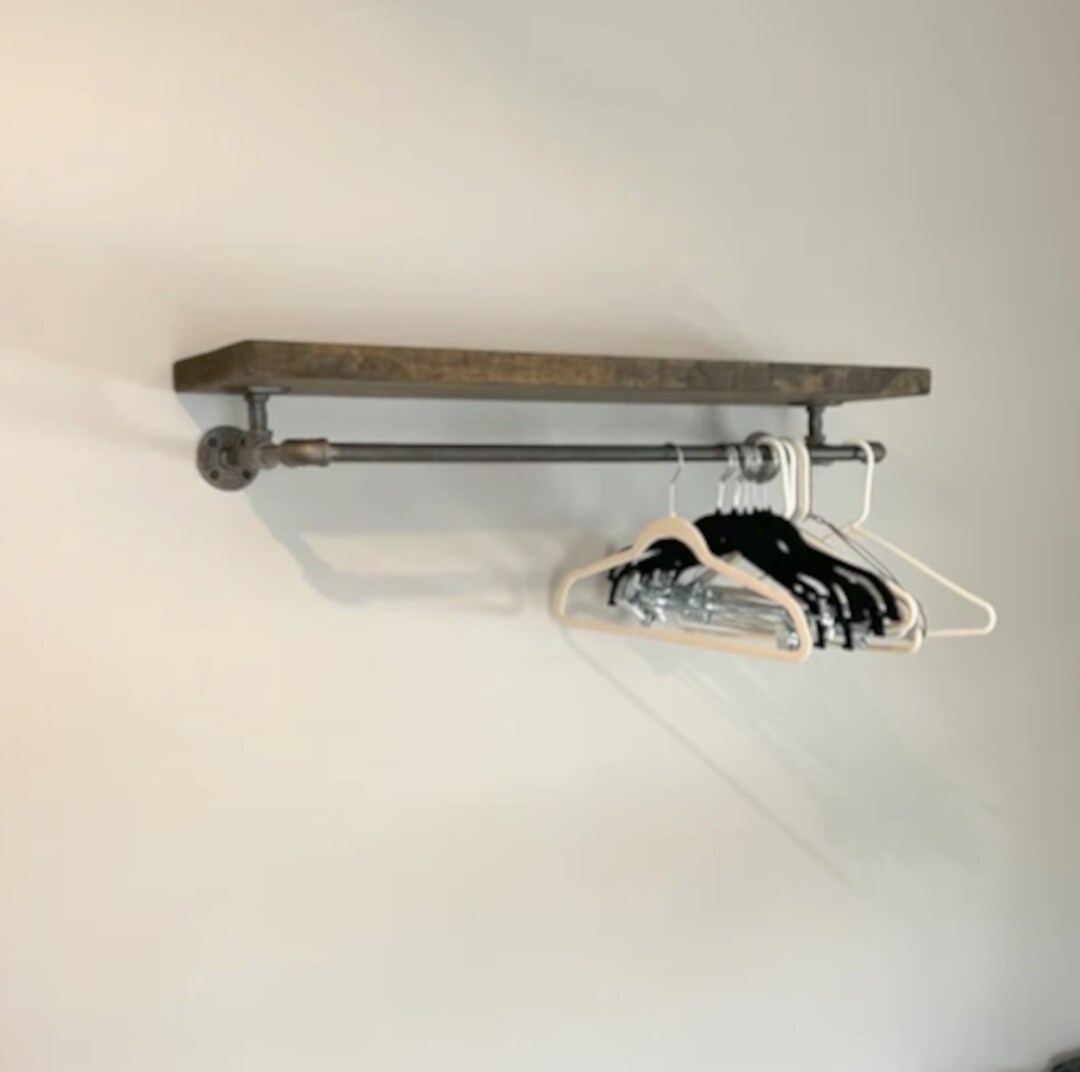 Industrial Laundry Drying Rack, 9.25 Laundry Hanger, Entryway Clothes ...