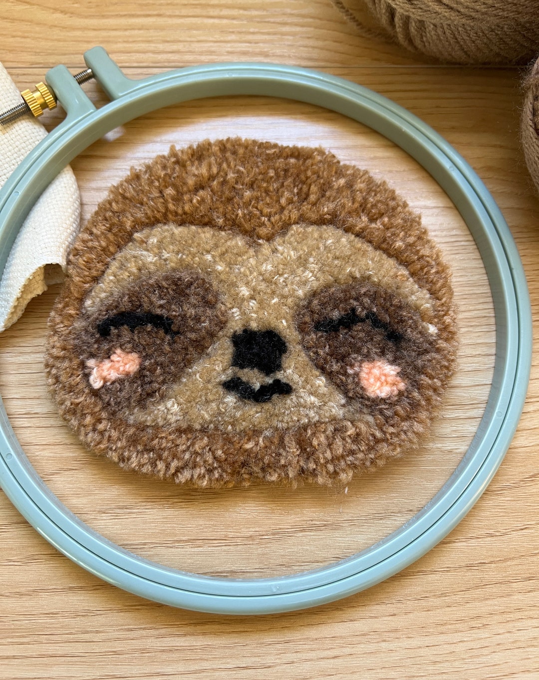 Punch Needle Start Kit, Beginner Punch Needle Kit With Adjustable Punch ...