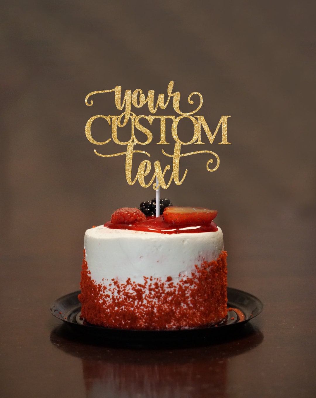 Custom Cake Topper, Personalized Cake Topper, Birthday Cake Topper ...