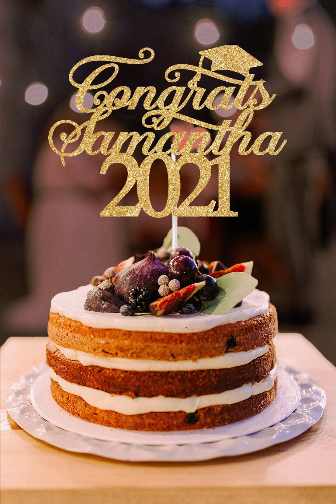 Topper de pastel de graduación topper de pastel de - Etsy España