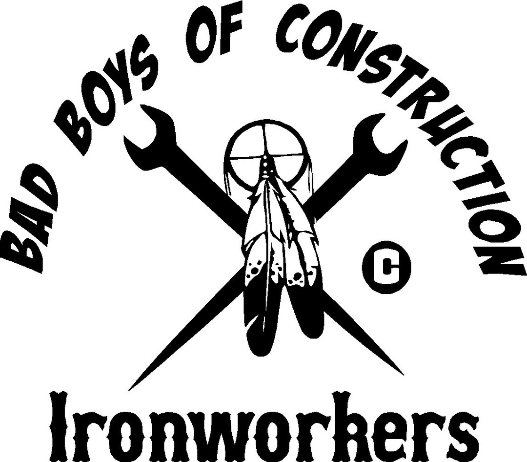 Native American Indian Feathers Ironworkers Vinyl Decal Sticker 13 ...