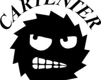 Carpenter sticker | Etsy