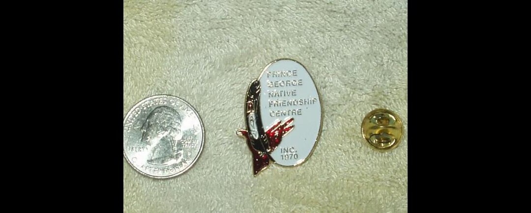 Prince George Native Friendship Centre Inc. Pin Brooch Lapel 1970 - Etsy