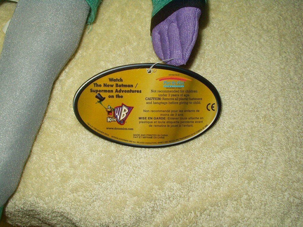 RIDDLER FROM BATMAN 19 Licensed Plush From 1998 New - Etsy