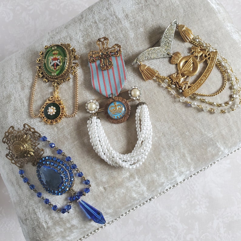 Military Style Brooch, Blazer Brooch - Etsy