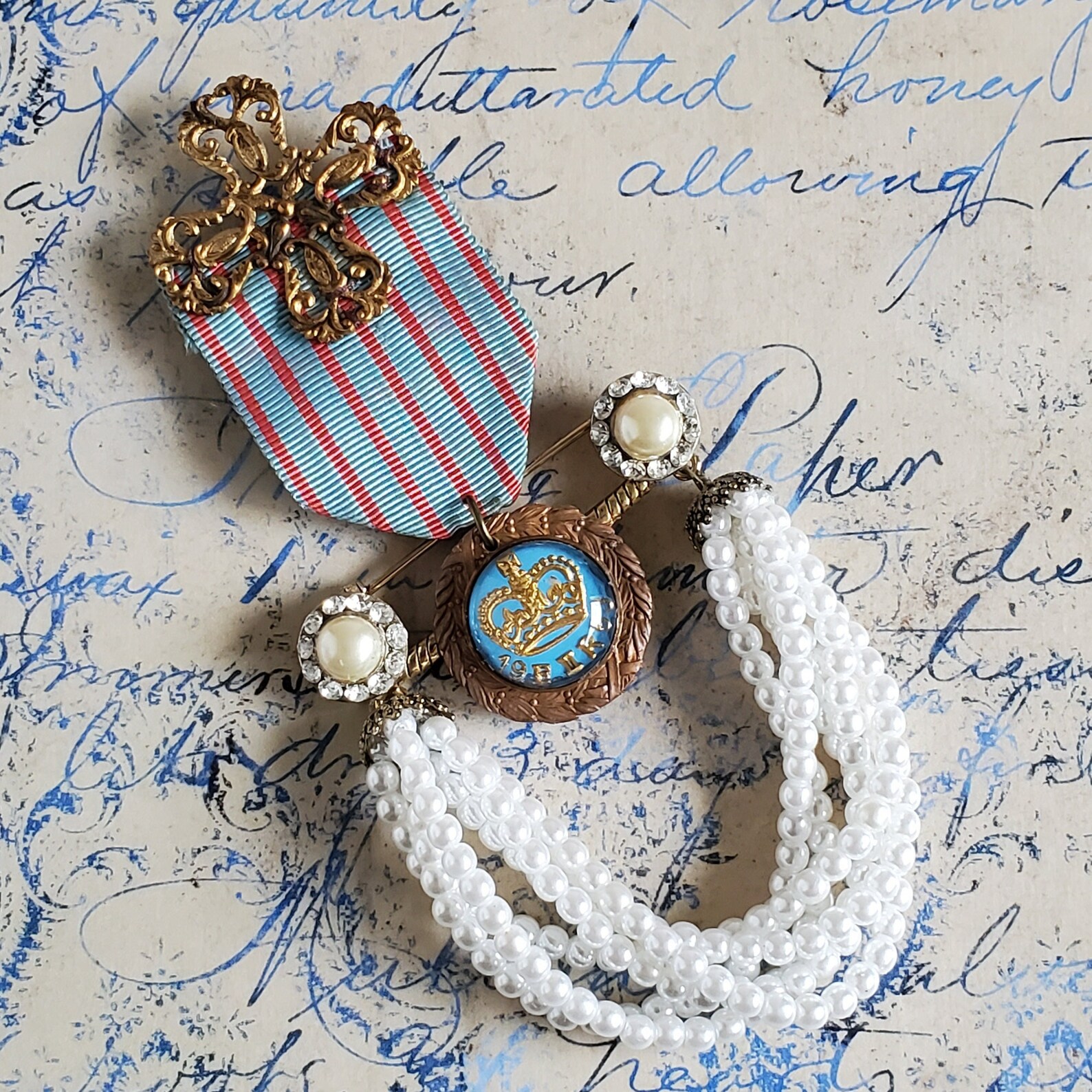 Military Style Brooch, Blazer Brooch - Etsy