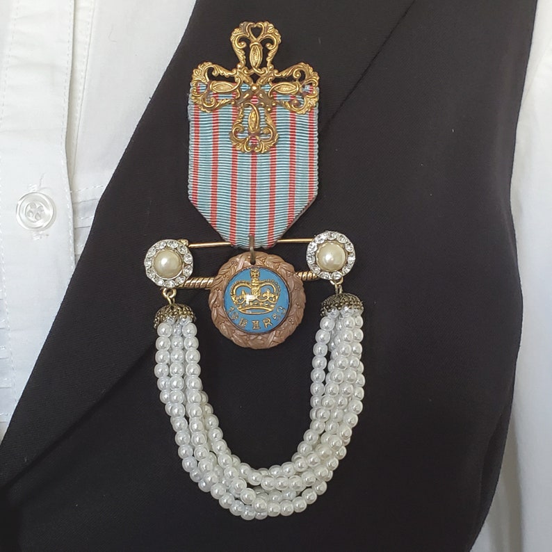 Military Style Brooch, Blazer Brooch - Etsy