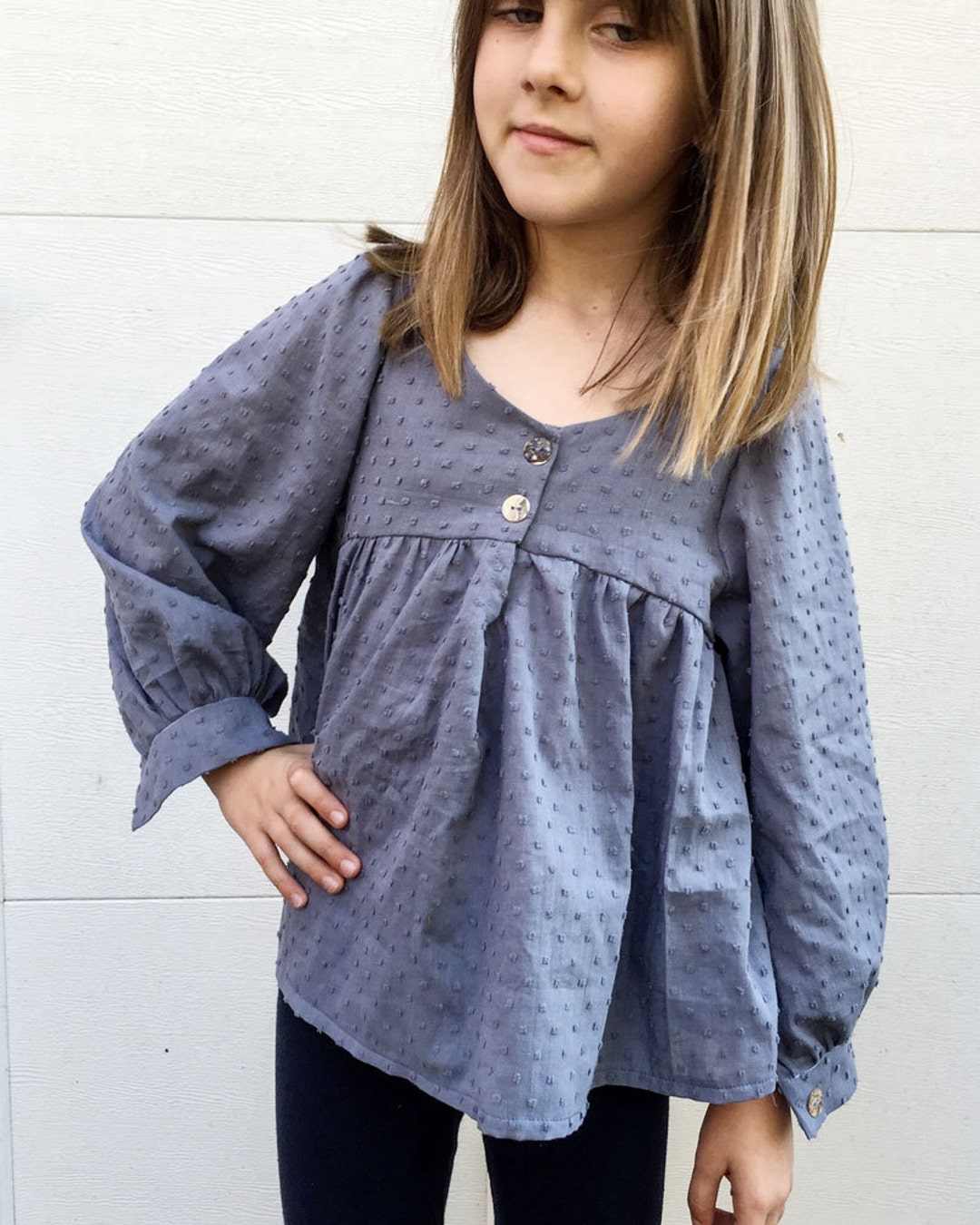 Valley Blouse PDF Instant Download Girls - Etsy