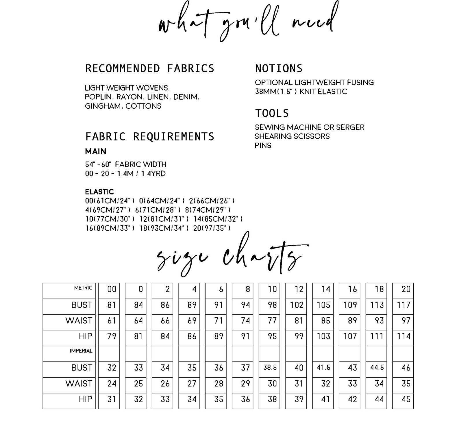 Shaw Short Womens Sewing Pattern and Tutorial - Sizes 00 - 20, PDF ...