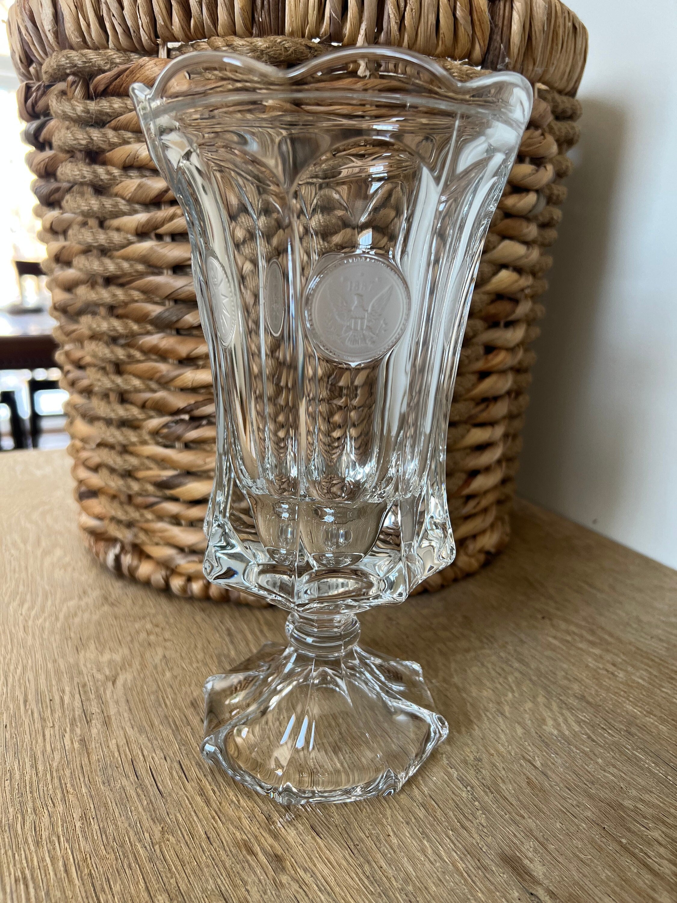 Vintage Clear Fostoria Coin Glass Pattern - Etsy
