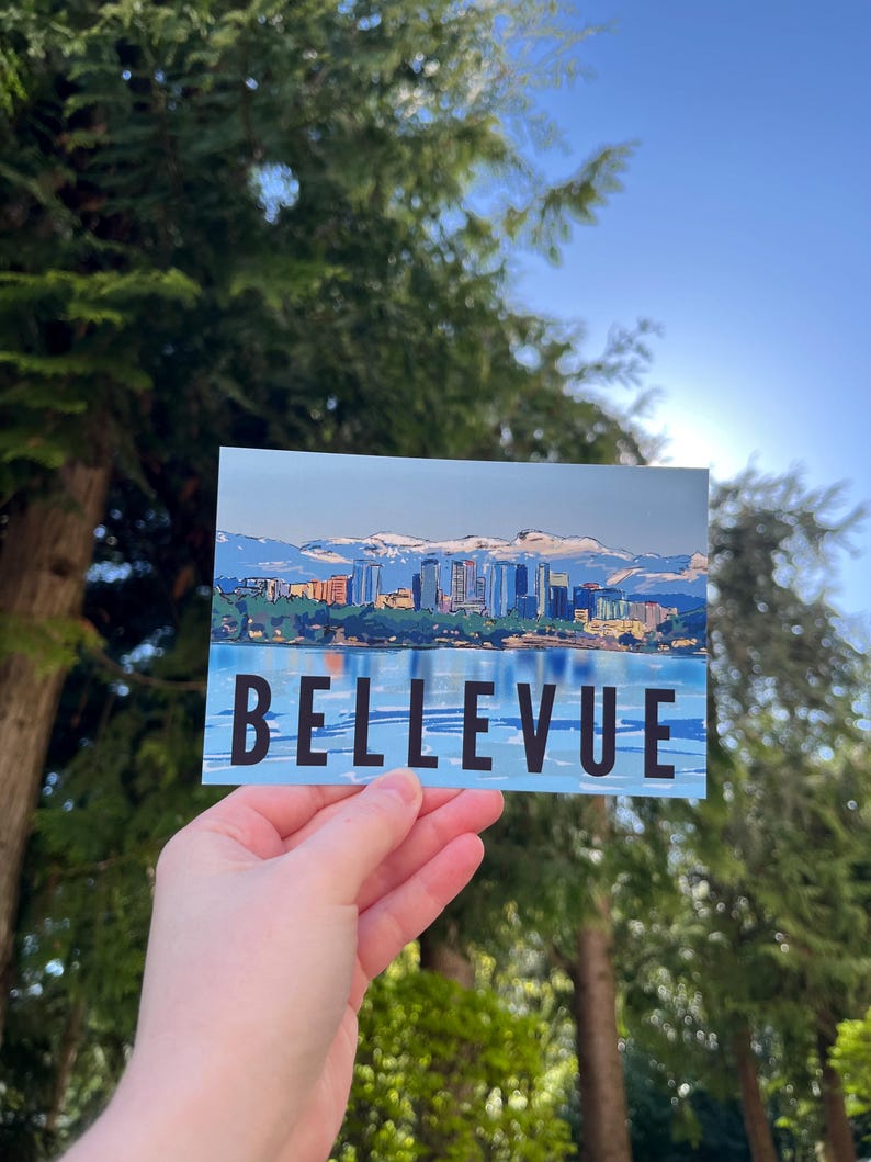 Washington Cities Postcards - Etsy