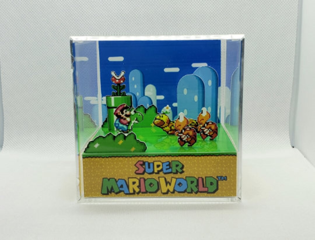 Super Mario World Cube *TEMPLATE* - Etsy