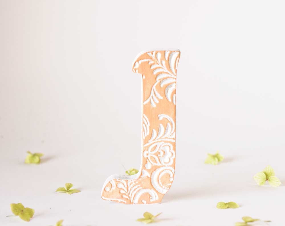 Wood blocks Letters G Lettering art Wedding letter home decor | Etsy