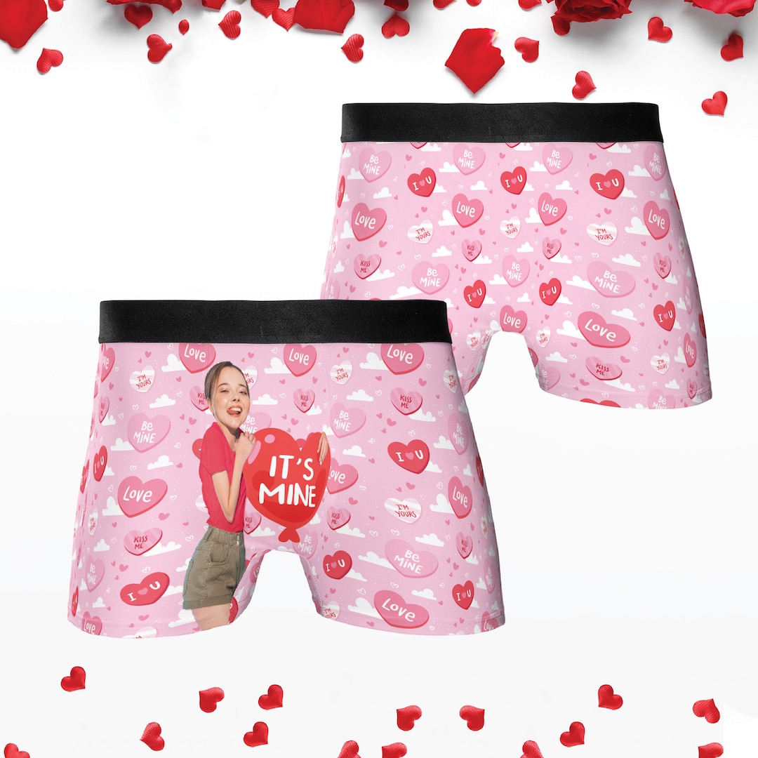 Personalized Photo Boxer Briefs, Custom Underwear With Face for Men ...